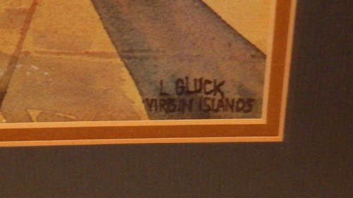 LARRY GLUCK VIRGINS ISLANDS COLOR LITHOGRAPH | eBay
