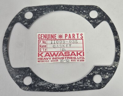 NOS 1973-1976 Genuine Kawasaki KX F12MX KX400 KX450 Cylinder Base ...