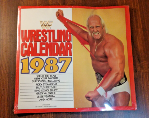 1987 WWF Wrestling Calendar - Brand New in Shrink - See Photos | eBay