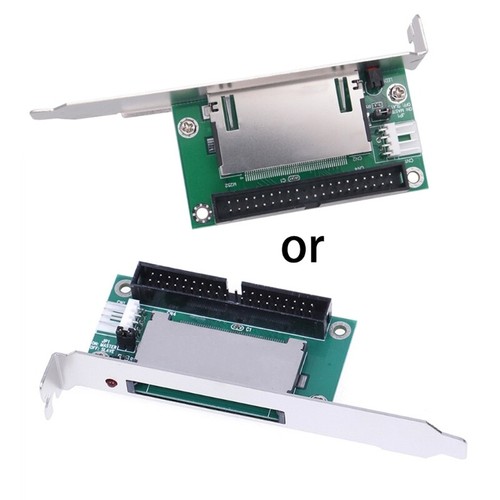 39/40 Pin Compact Flash CF Card to 3.5" IDE Expansion Card PCI Bracket ...