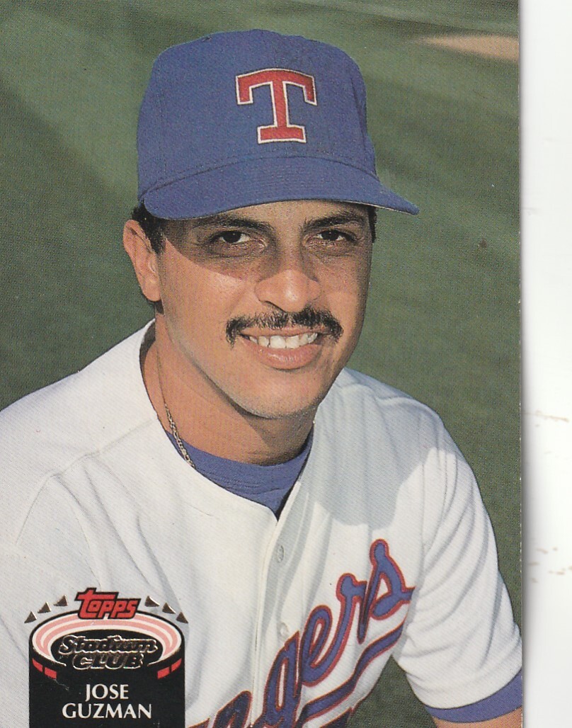 FREE SHIPPING-MINT-1992 Topps Stadium Club Jose Guzman #153 RANGERS | eBay