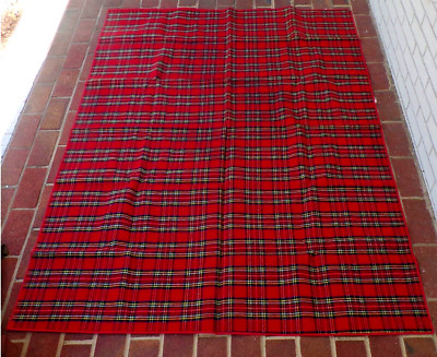 RARE GANNEX UK VINTAGE PLAID WATERPROOF CLOTH PICNIC BLANKET | eBay