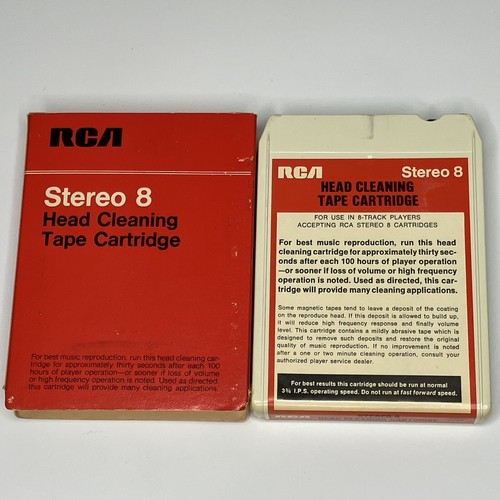 RCA 8-Track Stereo Head Cleaning Tape Cartridge 8THC-100 | eBay
