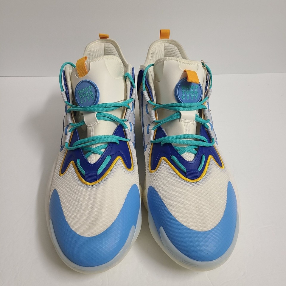 Adidas BYW Select SMU Basketball Shoes IF4285 Size 16 Cream White Blue ...