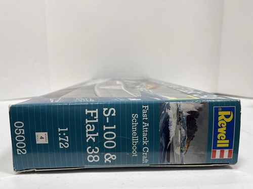 REVELL 1/72 SCALE GERMAN FAST ATTACK CRAFT S-100 & FLAK 38 - MODEL KITT ...