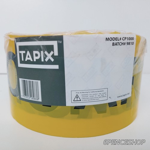 *Imperfect Package* TAPIX Caution No Parking Tape 3 inch X 1000 feet | eBay