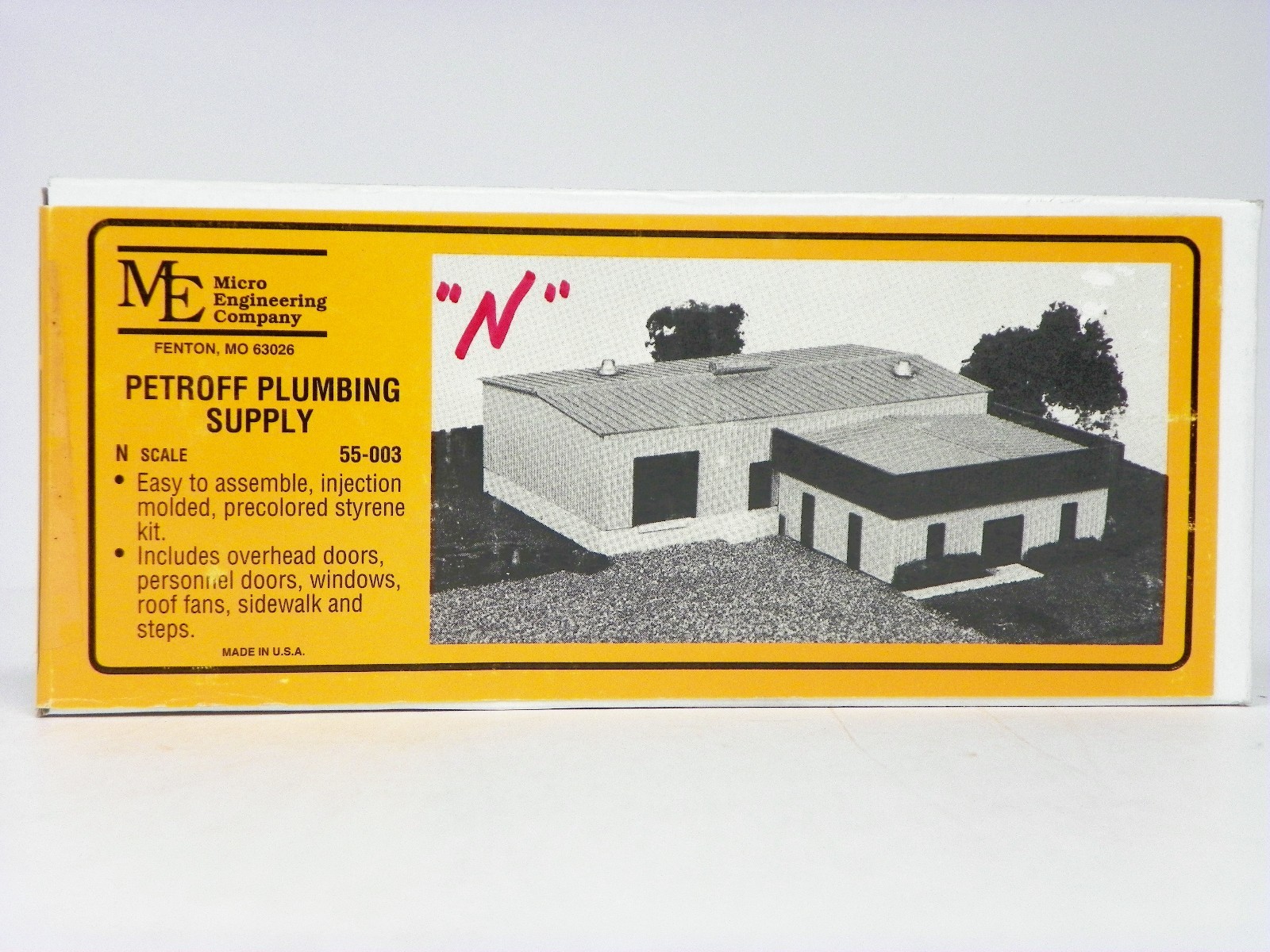 MICRO ENGINEERING COMPANY N SCALE U/A "PETROFF PLUMBING SUPPLY ...