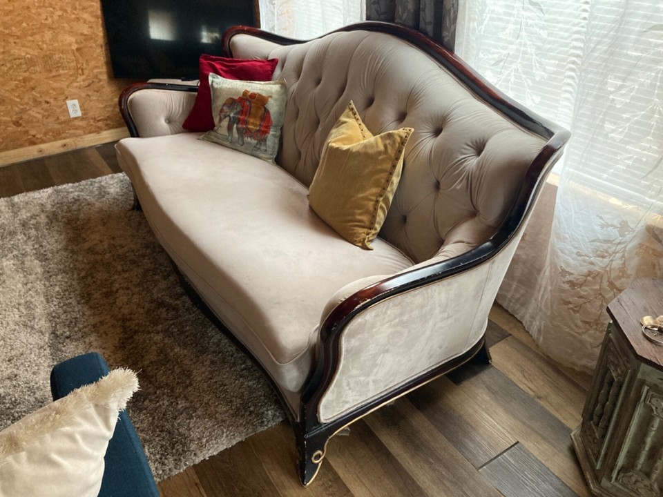 Antique Victorian Thomas chippendale couch french | eBay