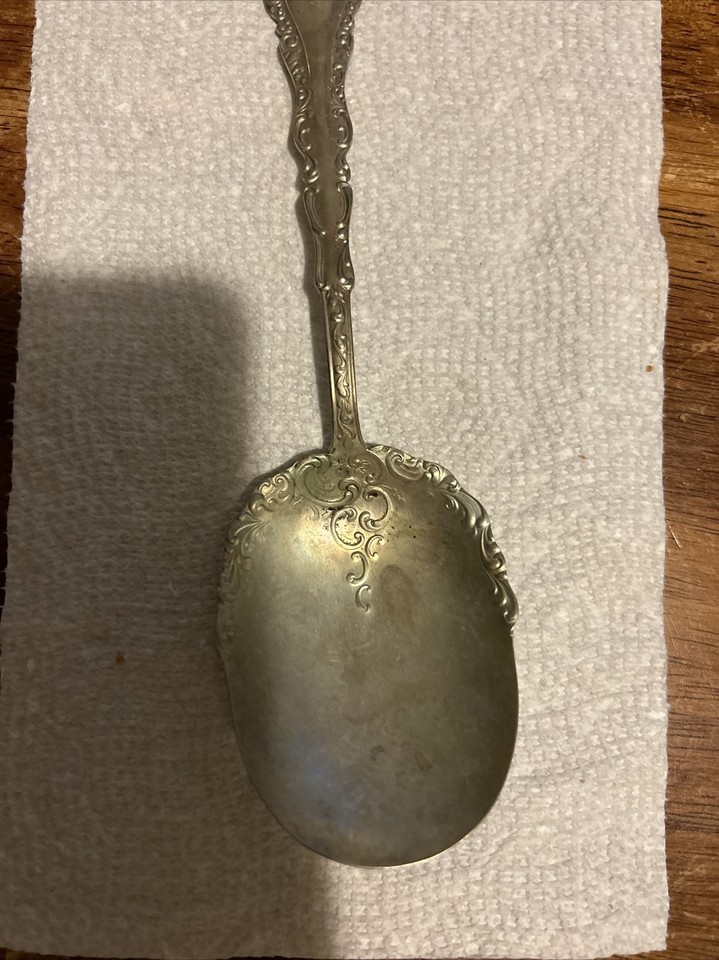 Collectible Antique SIMEON L & GEO H ROGERS CO Nickel Silver Spoon ...