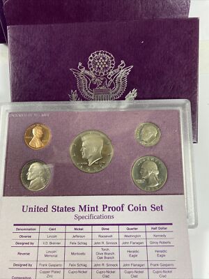 ONE 1989 United States Proof Coin Set Packed By US Mint 5 Available | eBay