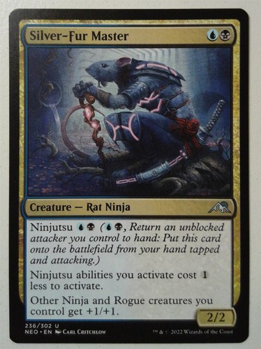 Silver-Fur Master *Uncommon* Magic MtG x1 Kamigawa Neon Dynasty | eBay