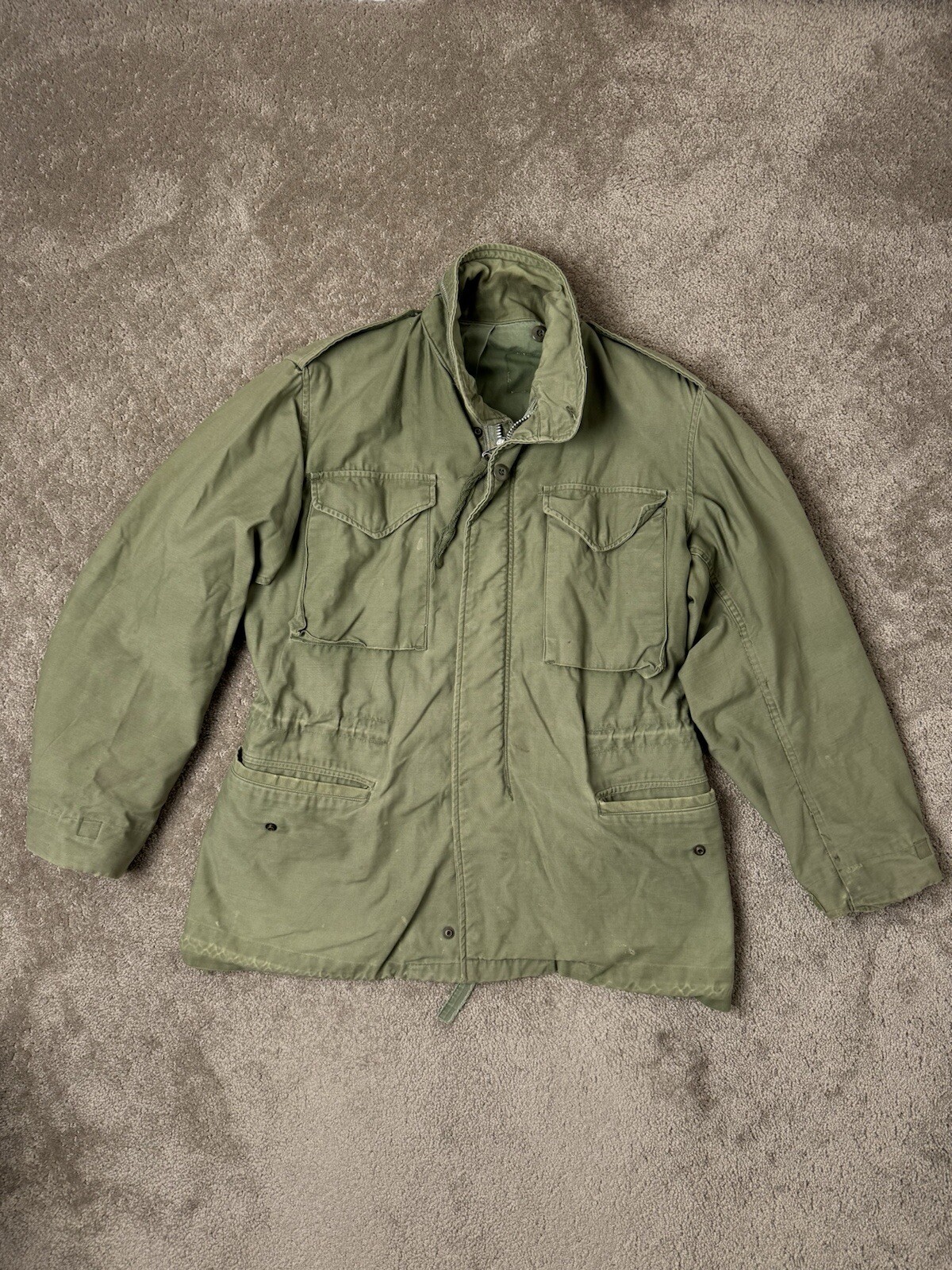 Vintage Mens Jacket M65 Field Jacket Cold Weather Mil… - Gem