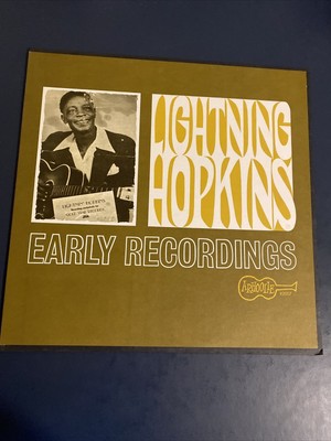 Lightning Hopkins Early Recordings Album LP Arhoolie Records Vinyl ...