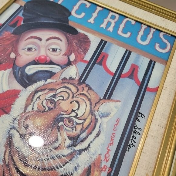 Red Skelton "Hold That Tiger" clown numbered 890/5000 limited signed ...
