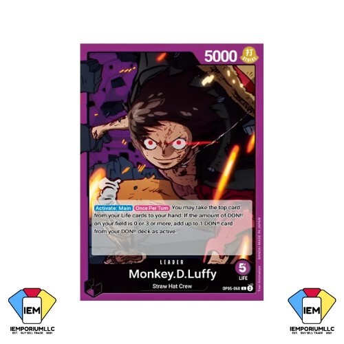 One Piece TCG English Leader NM Monkey .D.Luffy OP05-060 | eBay