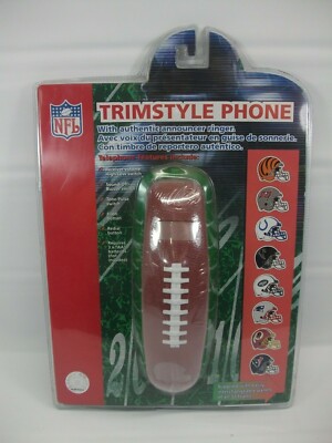 NFL Trimstyle Phone Vintage Corded Football Telephone New Old Stock NOS ...