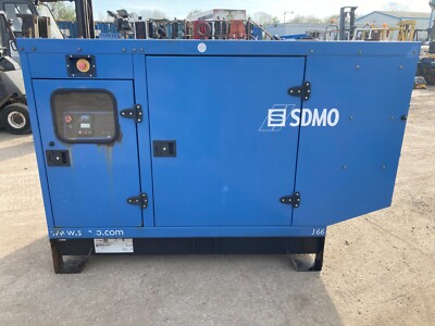 2012 SDMO J66 generator 60 kva super silent 50 single three phase ...