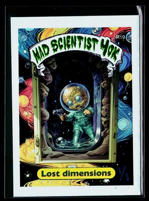 Mad Scientist 40K GPK Spoof HOLO FOIL 1/1 Mars Attacks Alien Lost Dim ...