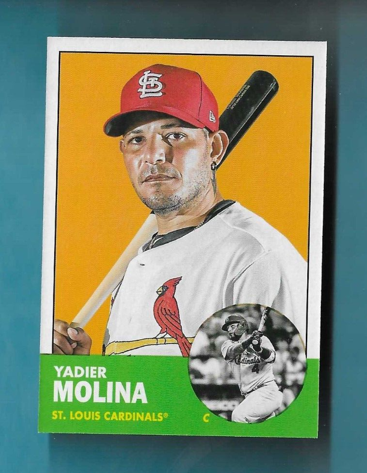 YADIER MOLINA 2022 TOPPS ARCHIVES 63 TOPPS BACKGROUND VARIATIONS 50 | eBay