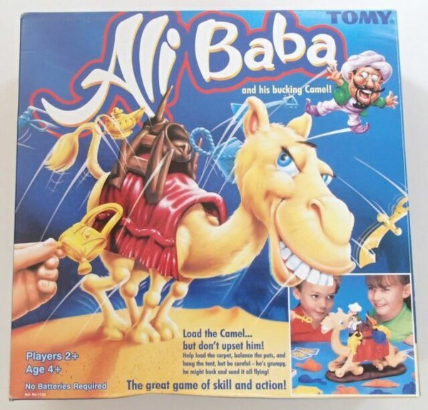 Ali Baba and His Bucking Camel Kids Game TOMY Age 4 Complete for sale ...