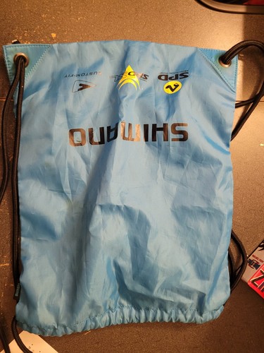 RARE Old-Stock SHIMANO Shoe Bag • Blue • Draw String • 16.5" x 12.5" | eBay