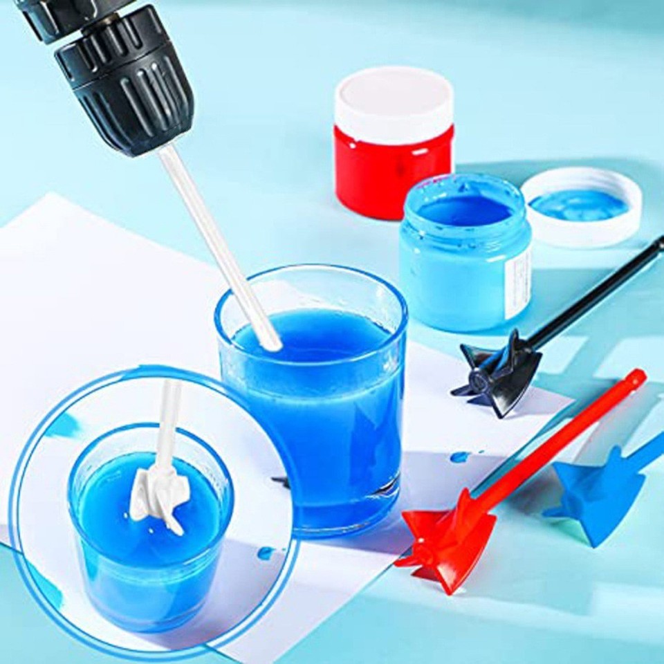 Epoxy Mixer Paddle Quick Mixing Action Easy Wipe Clean For Epoxy ...