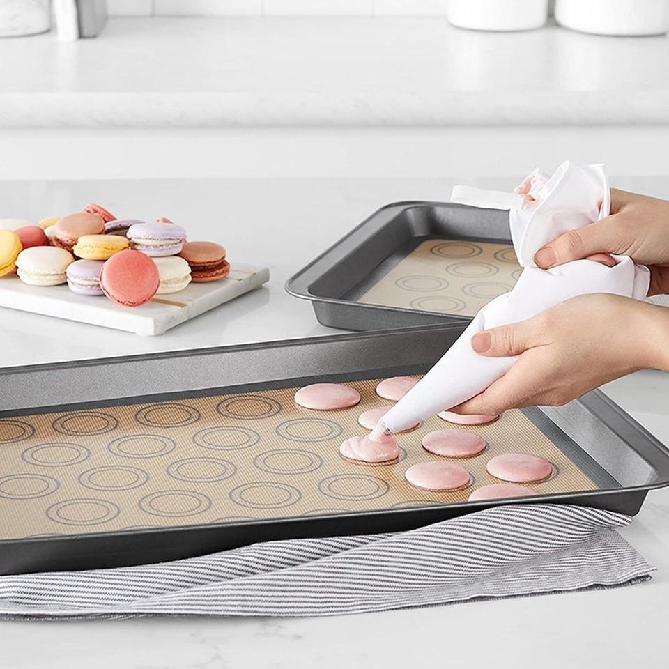 Professional Baking Results Macaron Baking Mat Heat-resistant Up To ...