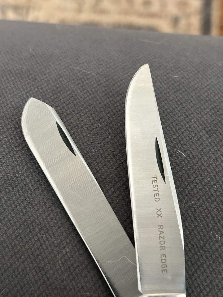 Vintage Case XX USA Trapper 6254 SSP Knife 1982 8 Dot Tested XX Razor ...