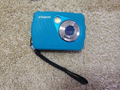 Polaroid Waterproof Instant Sharing Digital Camera Silicone Case Teal ...