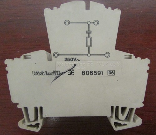 WEIDMULLER 806591 Terminal Block with RIFA PMR 209 MC RC UNIT Resistor ...