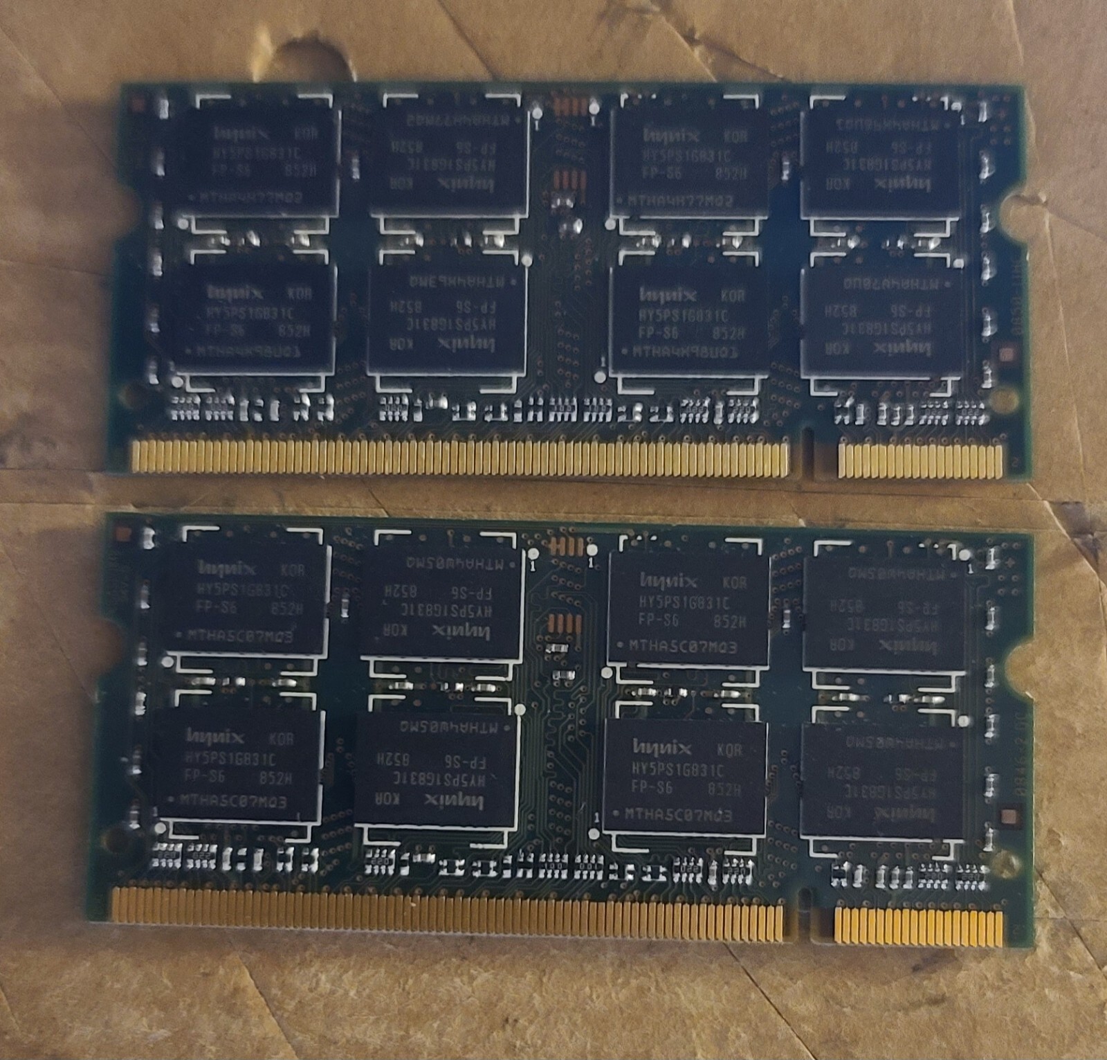 HYNIX 4GB 2Rx8 PC2-6400S-666-12 HYMP125S64CP8 Laptop RAM Kit 2 x 2GB | eBay