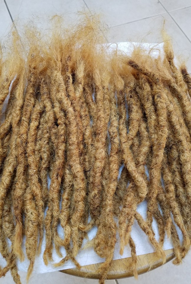 100% Human Hair Locks handmade Dreadlocks 160 pieces 8" color 27 | eBay