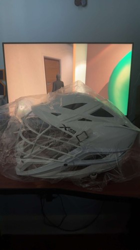 White Cascade Xrs Pro Lacrosse Helmet (White Face Mask) | eBay