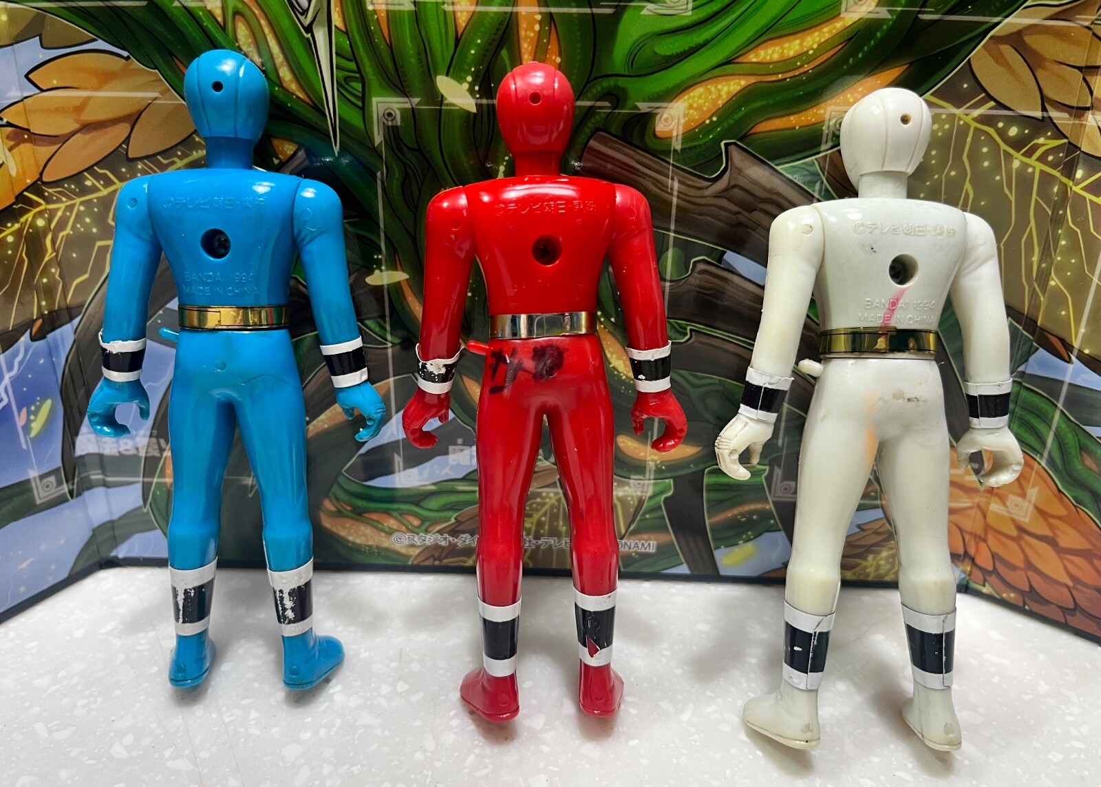 Ninja Sentai Kakuranger (Action Figure Set) ~ Power Rangers ~ 1994 ...