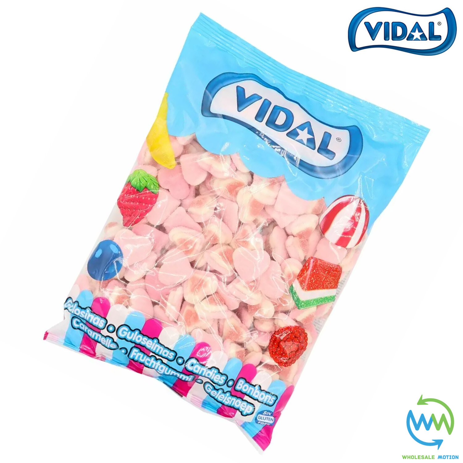 VIDAL TRIPLE HEARTS Sweets VALENTINES DAY Candy Love WEDDING Heart PICK ...