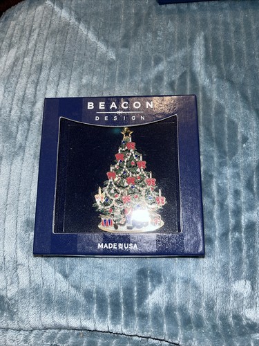 Christmas Tree Ornament Metal Boxed Beacon Design By ChemArt (B) | eBay