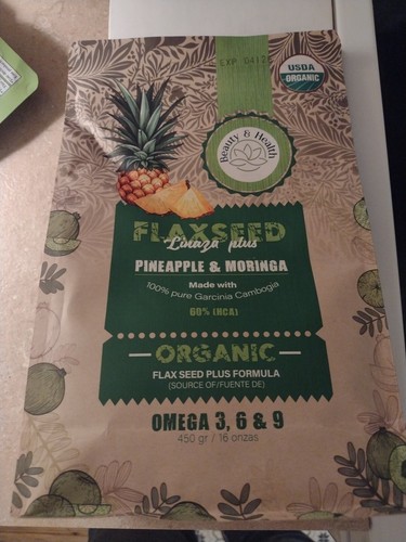 Flaxseed Powder Linaza Plus with Pineapple Moringa and Garcinia ...
