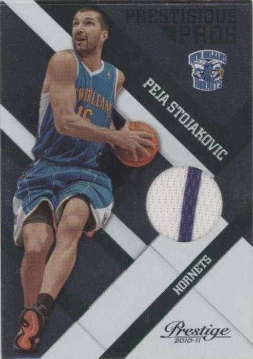2010-11 Prestige - Prestigious Pros Peja Stojakovic #41 Green Materials ...