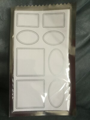 CVS BRAND WHITE STICKER LABELS (38 TOTAL STICKERS) - NEW IN PACKAGE | eBay