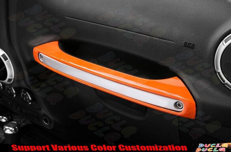 For Jeep Wrangler JK 11-2017 Bright Orange Co-Pilot Passenger Handle ...