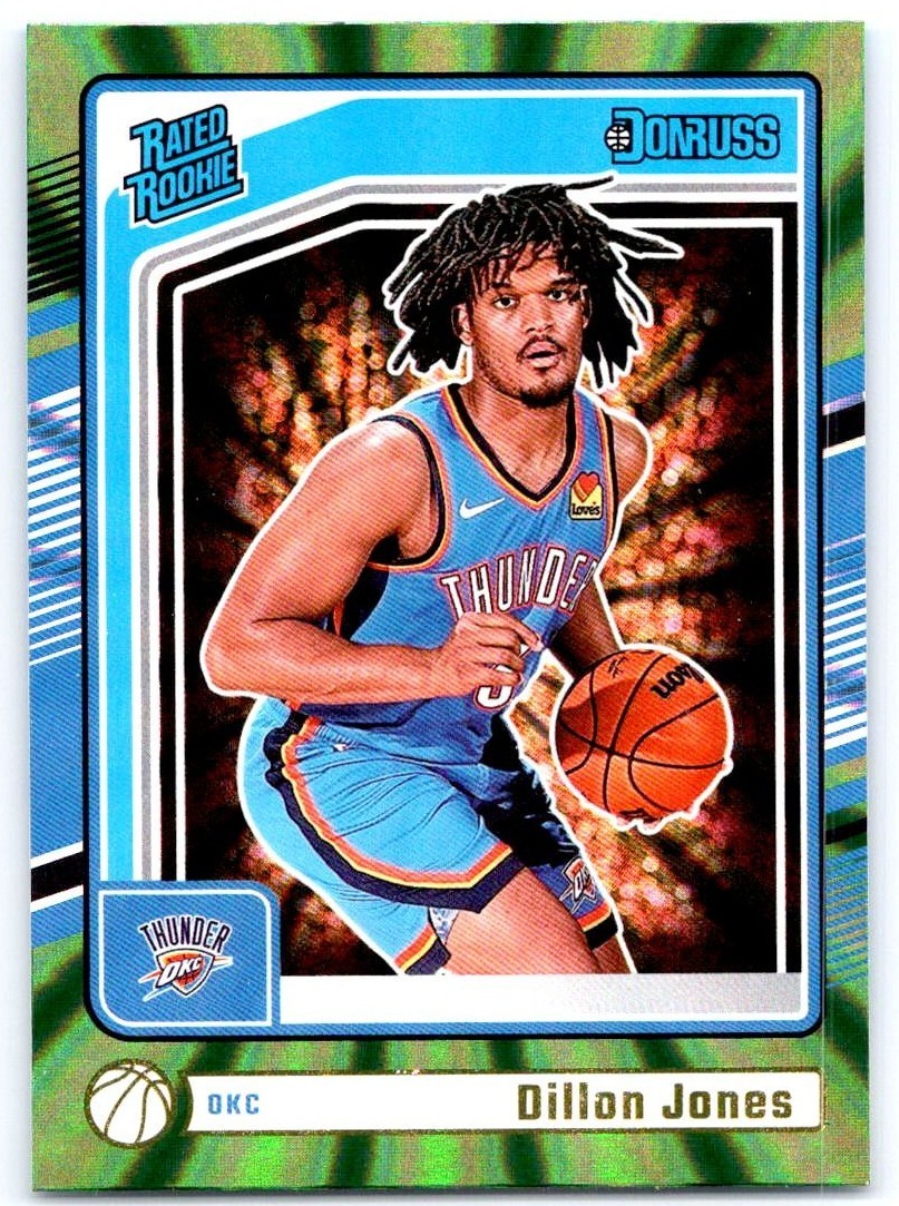 2024-25 Panini Donruss - Rated Rookie Dillon Jones #250 Holo Green ...