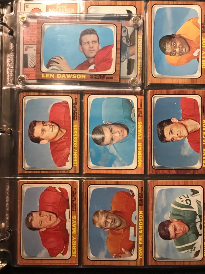 1966 topps football complete set higder grade | eBay