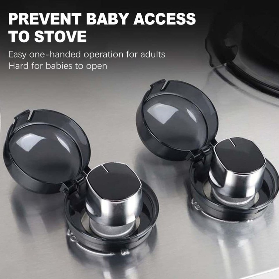 5 Pcs Knob Cover Stove Knobs Covers Child Proof Oven Safety Baby Gas ...