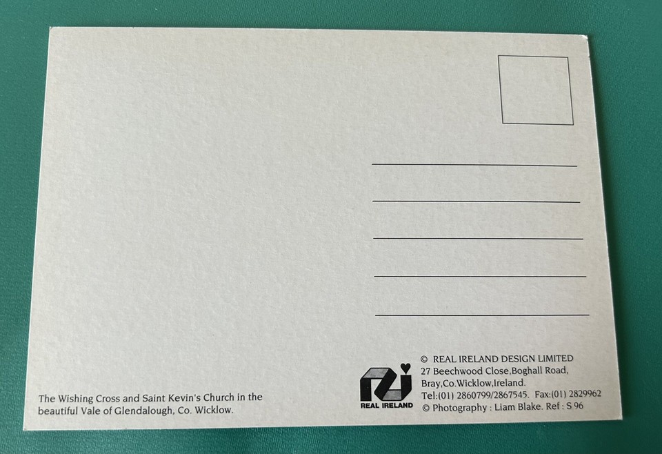 Glendalough Ireland Wishing Cross Post Card | eBay