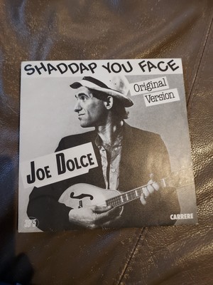 DISQUE VINYLE 45-TOURS. JOE DOLCE.SHADDAP YOU FACE | eBay