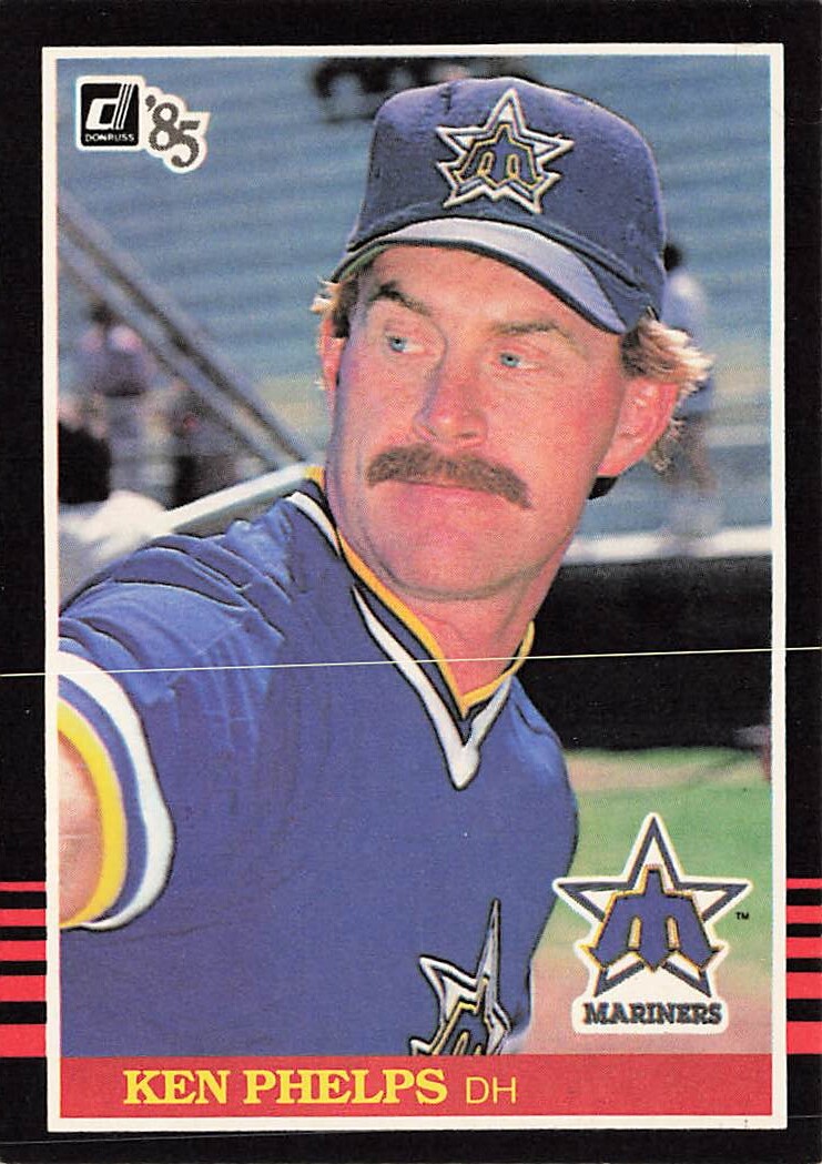 1985 Donruss #318 Ken Phelps Seattle Mariners | eBay