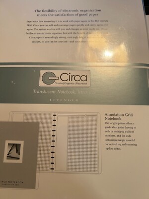 Circe translucent notebook grid | eBay