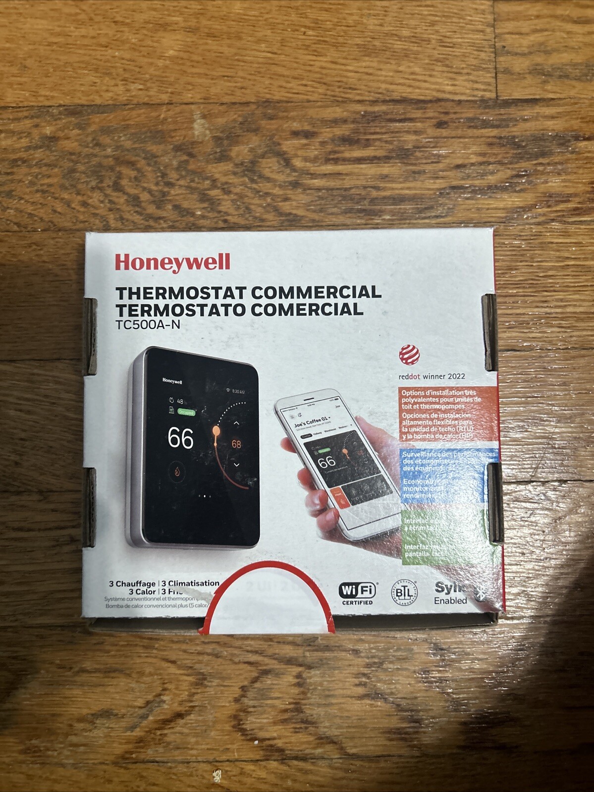 Honeywell TC500A-N Commercial Connected Touchscreen Thermostat for sale ...