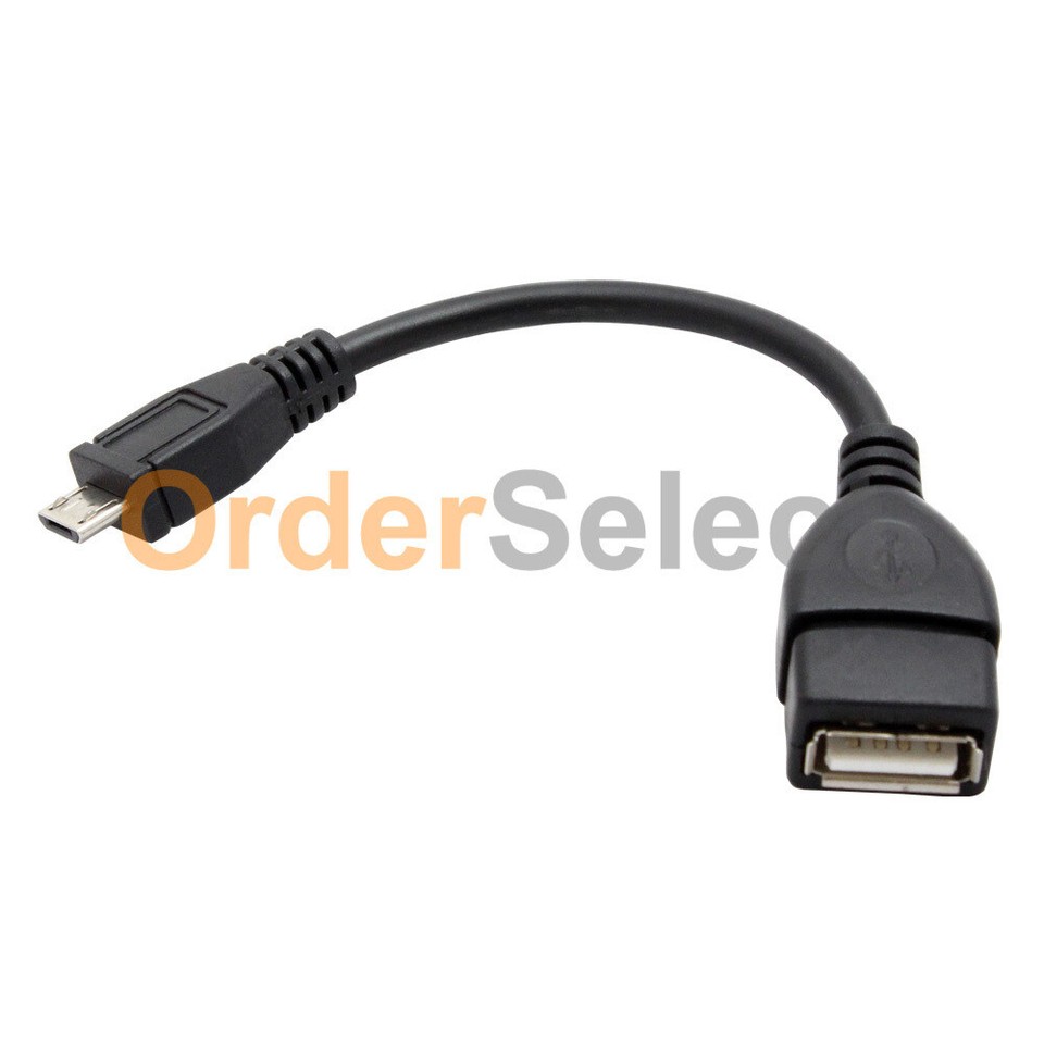 USB Micro B to A OTG Cable for Samsung Galaxy J3/J3 Achieve/J3 Emerge ...