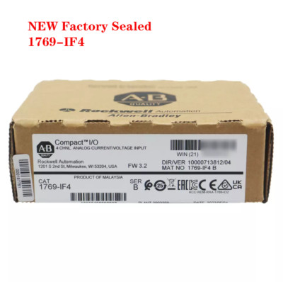 Allen-Bradley 1769-IF4 New Sealed 1769IF4 I/O Analog Input Module ...